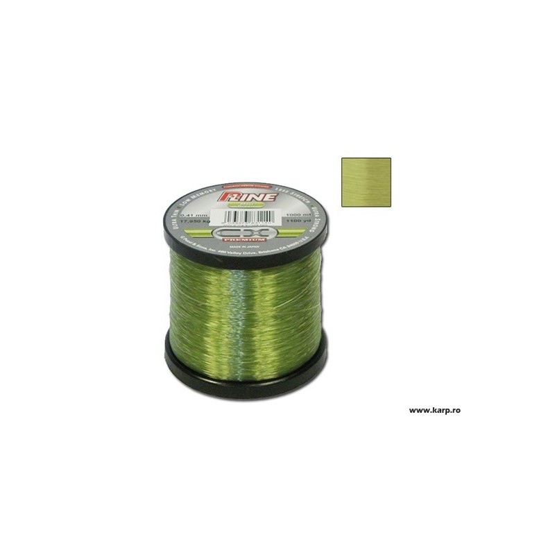 Fir Monofilament P-Line CX Premium Fluorocarbon, Moss Green, 2000m ...