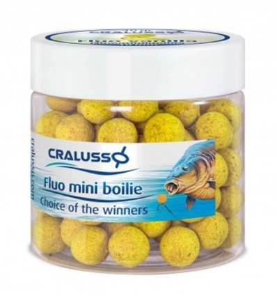 Boilies Pop-up Cralusso Fluo Mini, Ananas, 12mm, 40g