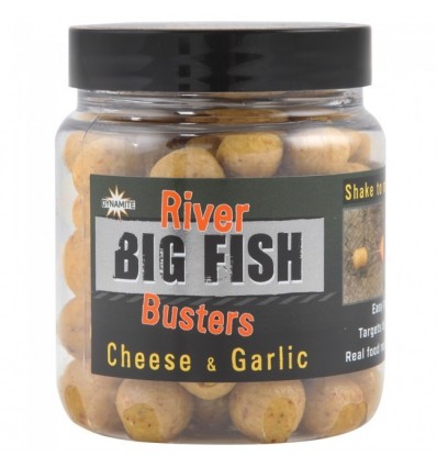 Boilies Dynamite Baits Big Fish River Busters Cheese & Garlic, 160g
