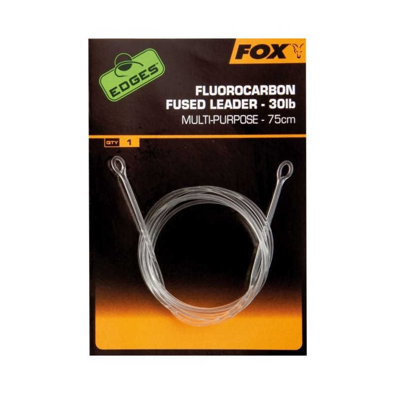 Montura Fox Edges Fluorocarbon Fused Leader 75cm 30lbs